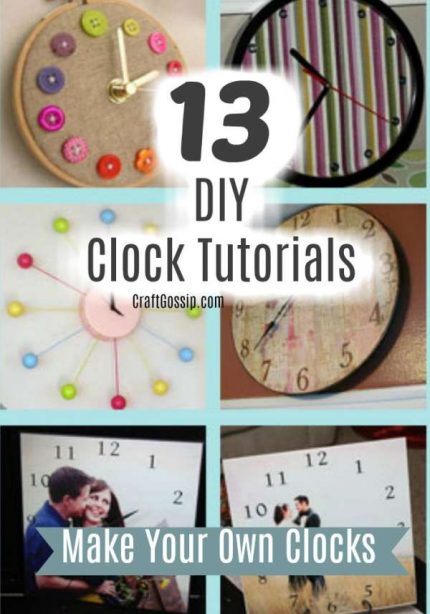 13 DIY Clock Projects for Daylight Savings! – Home and Garden