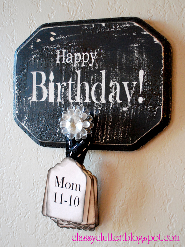 Happy Birthday Board – Home and Garden