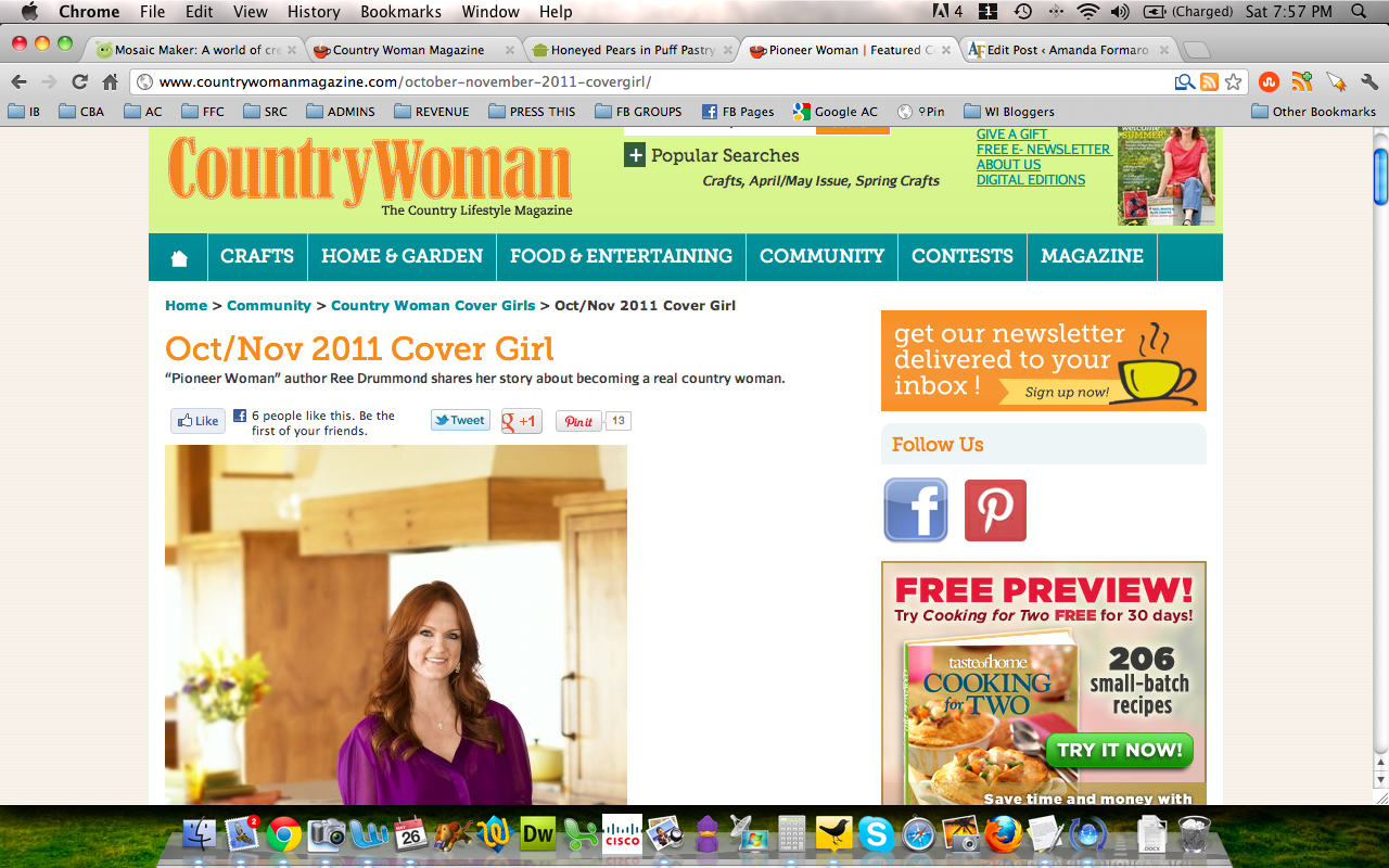 Craft Gossip Visits Country Woman Magazine – Home and Garden
