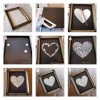 DIY Button Heart Canvas – Home and Garden