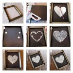 DIY Button Heart Canvas – Home and Garden