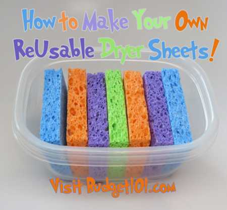 Saving Money By Making Your Own Reusable Dryer Sheets – Home and Garden