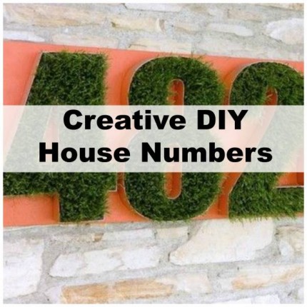 Creative Ways to Make Your Own House Numbers – Home and Garden