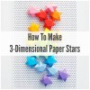 Making Paper Stars And What To Do With Them – Home and Garden