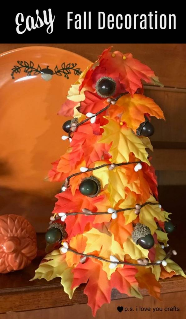 Fall Topiary Tree – Home and Garden