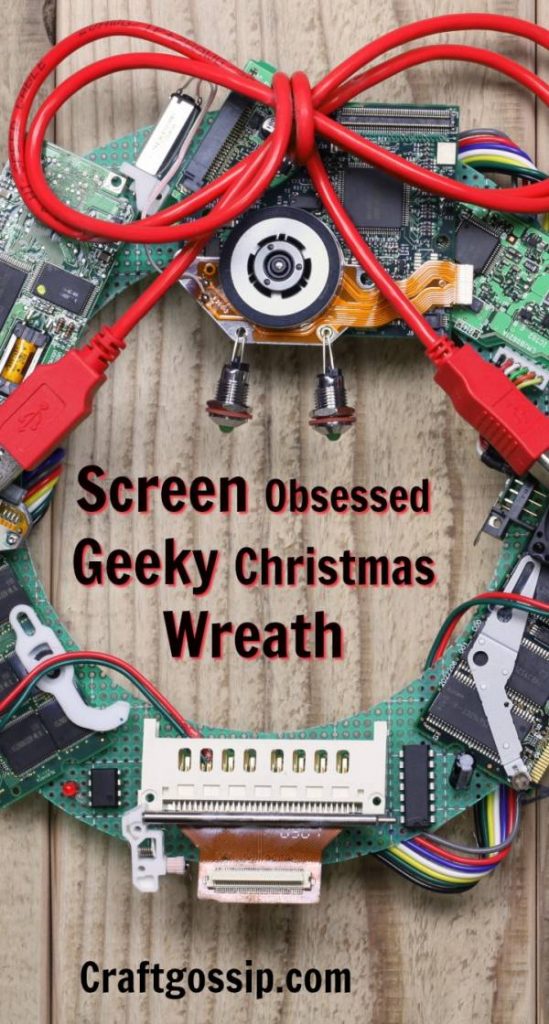 Screen Obsessed Geeky Christmas Wreath – Home and Garden