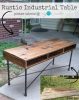 Rustic Industrial Table You Can Make At Home – Home and Garden
