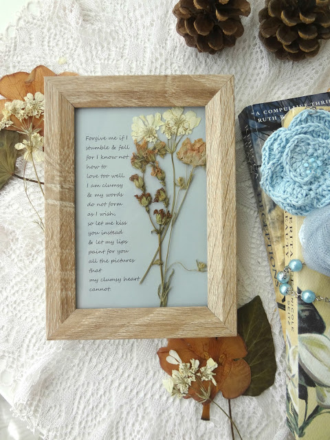 Framed Poem DIY – Home and Garden