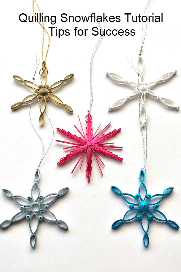 Create Stunning Modern Quilled Snowflake Ornaments – Home and Garden