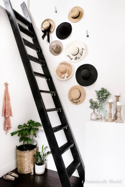 DIY Hat Wall Display – Home and Garden