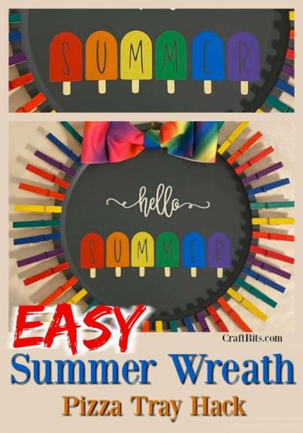 DIY Summer Popsicle Wreath – Home and Garden