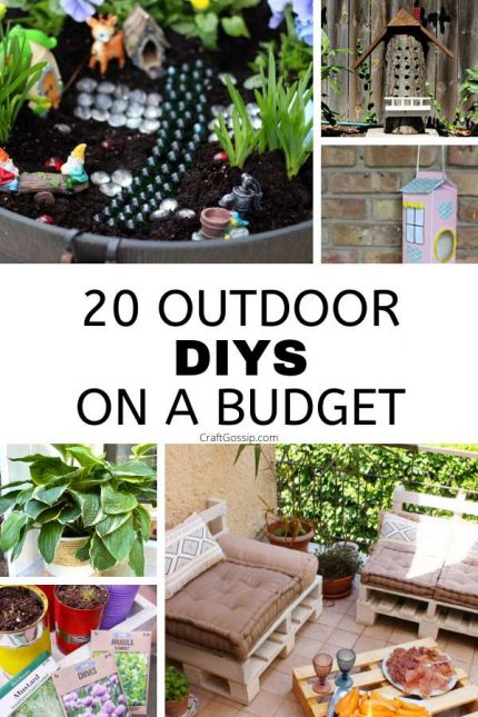 20 Outdoor DIY’s On A Budget – Home and Garden
