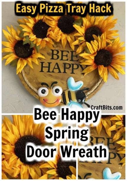 Springtime Bee Wreath Tutorial – Home and Garden