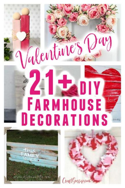 21+ Farmhouse Styled Valentine’s Day Projects You Can Make – Home and ...