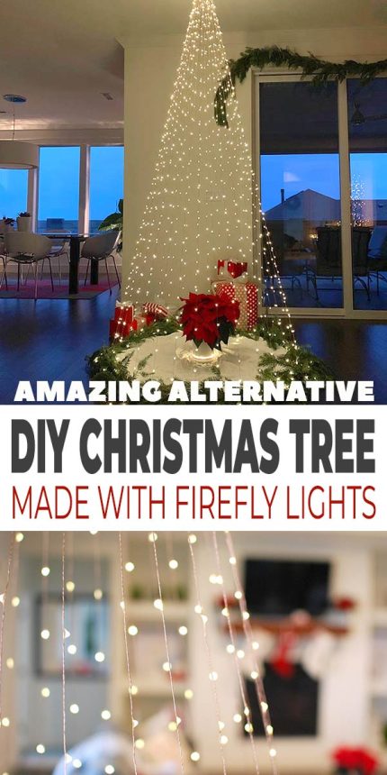 DIY Christmas tree Made of Lights! – Home and Garden