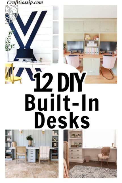 How To Custom Build Your Own Built In Desks – Home and Garden