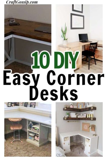 10 DIY Corner Desks You Can Make Yourself – Home and Garden