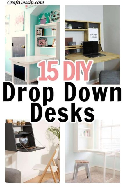 15 Drop Down Desks You Can Make At Home To Save Space – Home and Garden