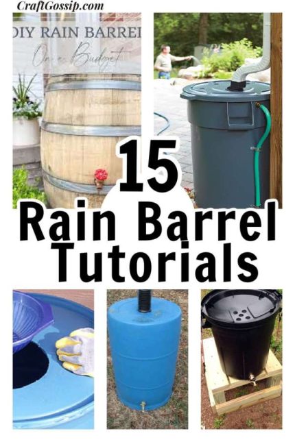 15 DIY Rain Barrels You Can Make Yourself – Home and Garden