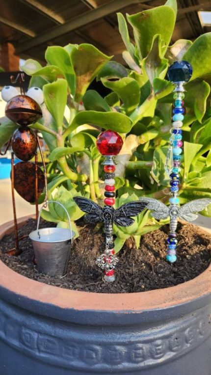 DIY Beaded Garden Stakes – Home and Garden
