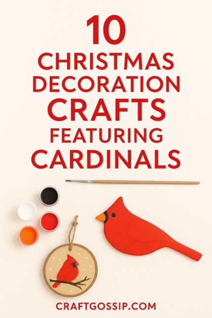 10 Christmas Cardinal Craft Projects For Bird Lovers – Home and Garden