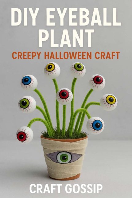 DIY Eyeball Plant – Creepy Halloween Craft with Ping Pong Balls – Home ...