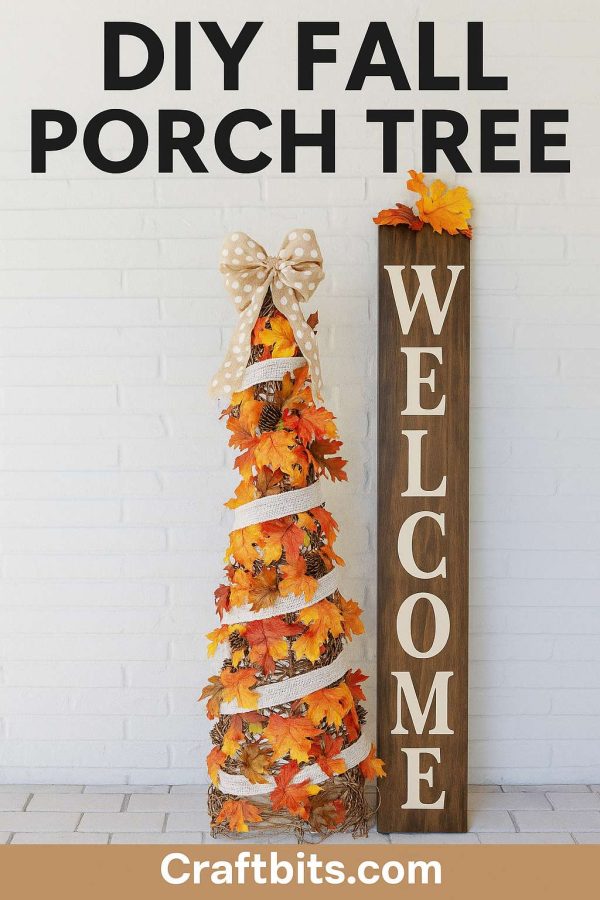 DIY Fall Porch Tree – A Stunning Seasonal Porch Decoration – Home and ...